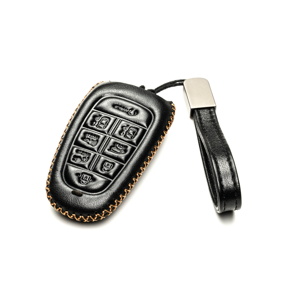 Vitodeco Genuine Leather Smart Key Fob Case Cover Compatible with Hyun ...